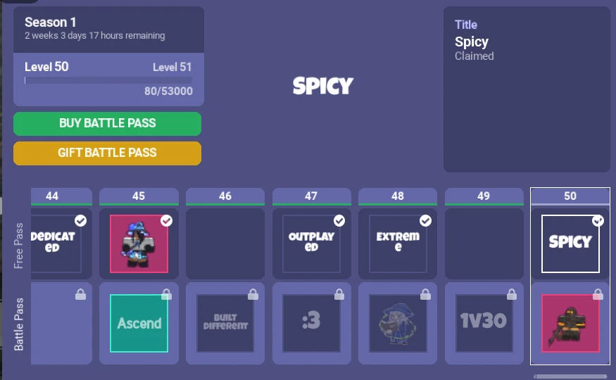 Finally reached level 50 (max level) without verification or the battle ...