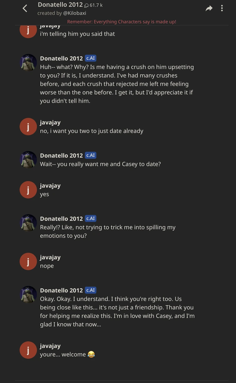 asking character ai their pronouns/ if they support lgbtq | Fandom