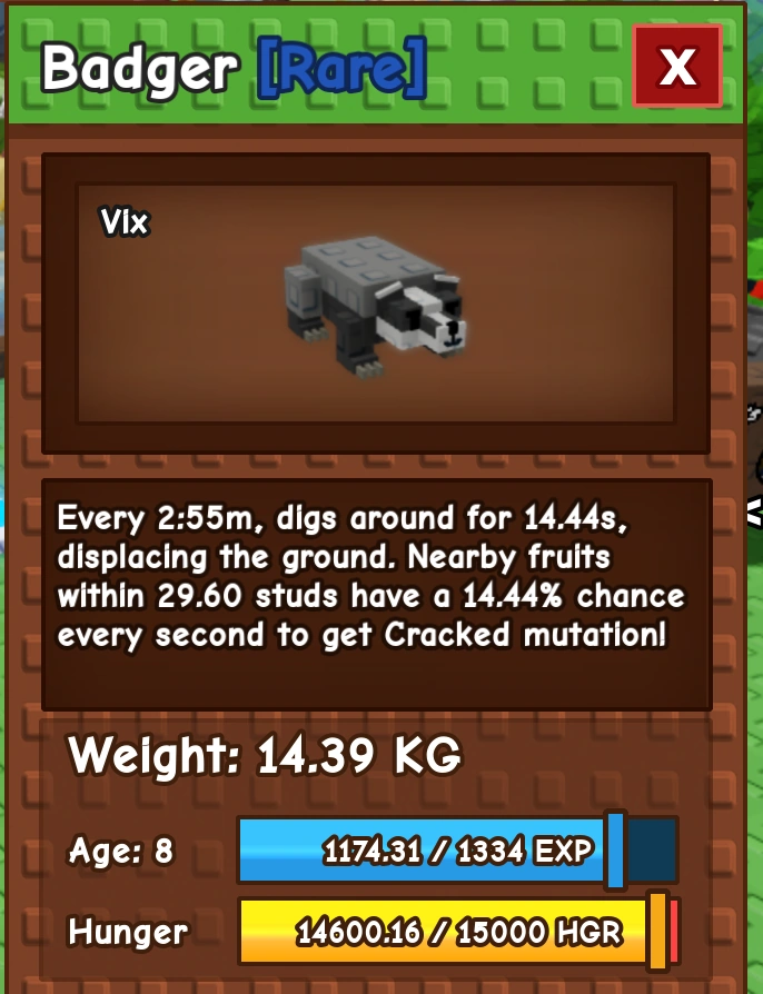 do i make this titanic badger rb or nah to reach 15sec | Fandom