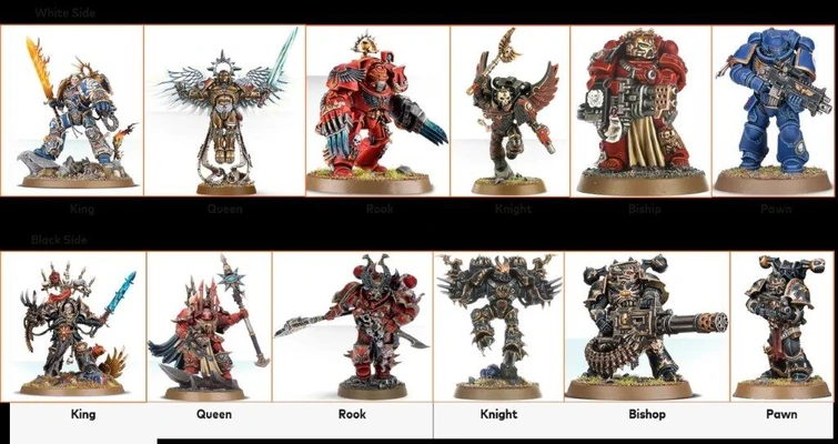 White side pawns for Space Marine chess finished | Fandom