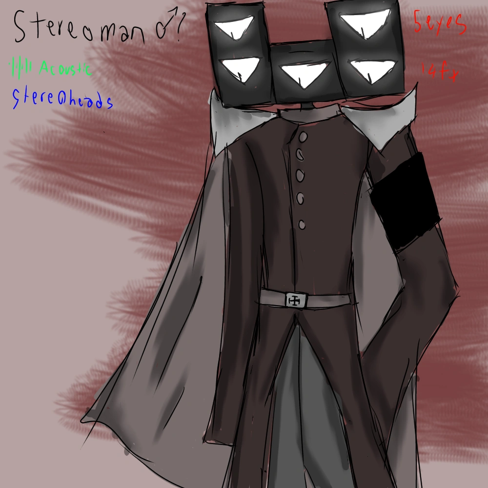 TEARS character. Stereoman | Fandom