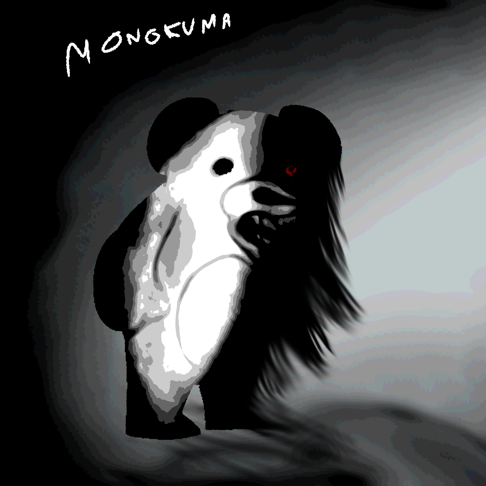 the danganronpa bear if he was drawn by vibing leaf | Fandom