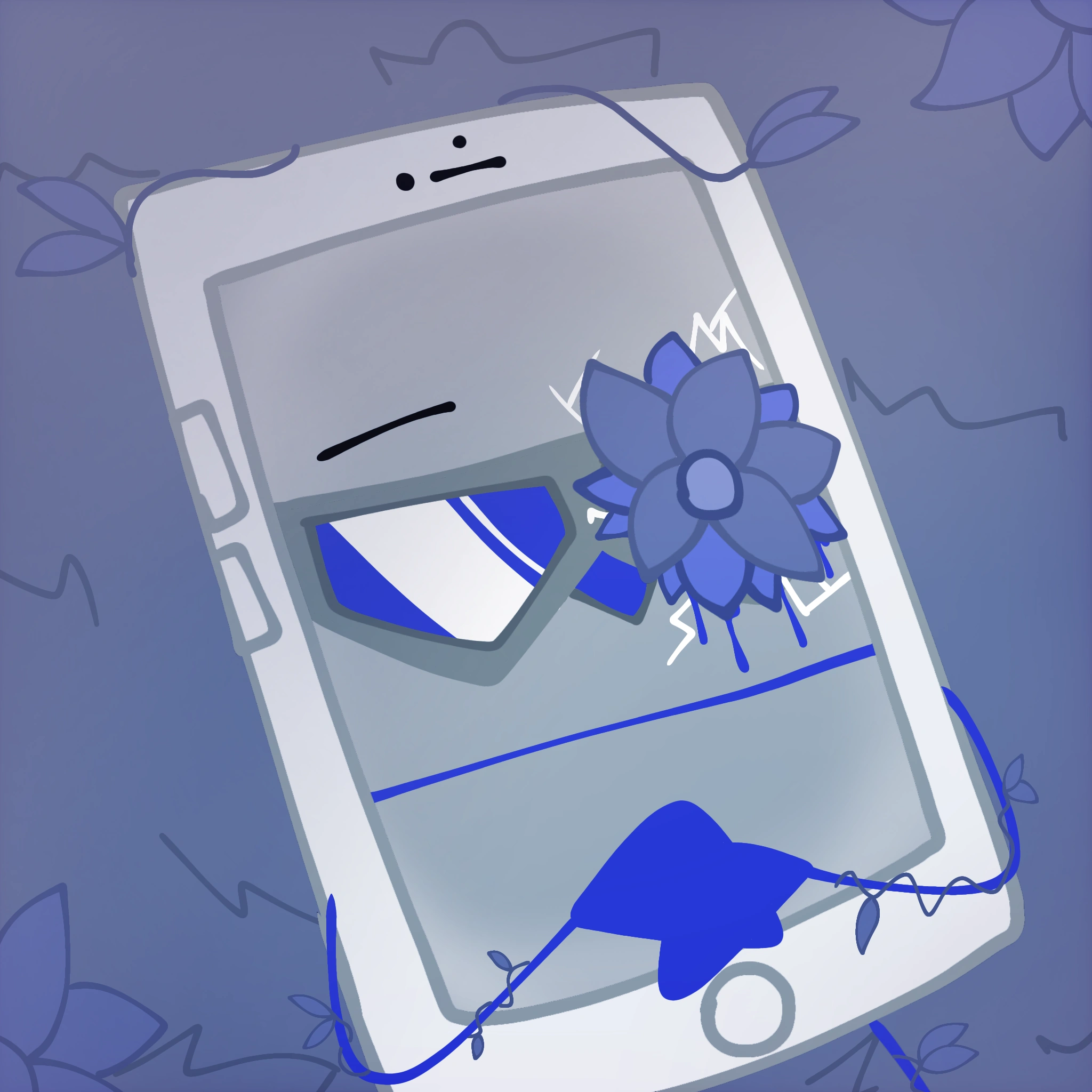 An Mephone6+ fanart bc he needs attention | Fandom