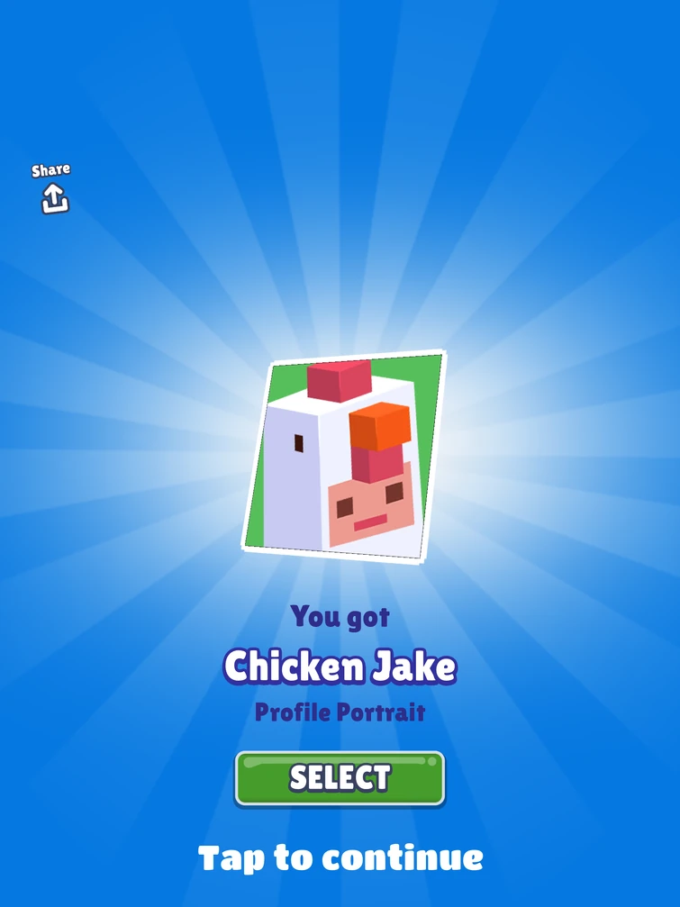 Chicken Jake Portrait Unlocked | Fandom
