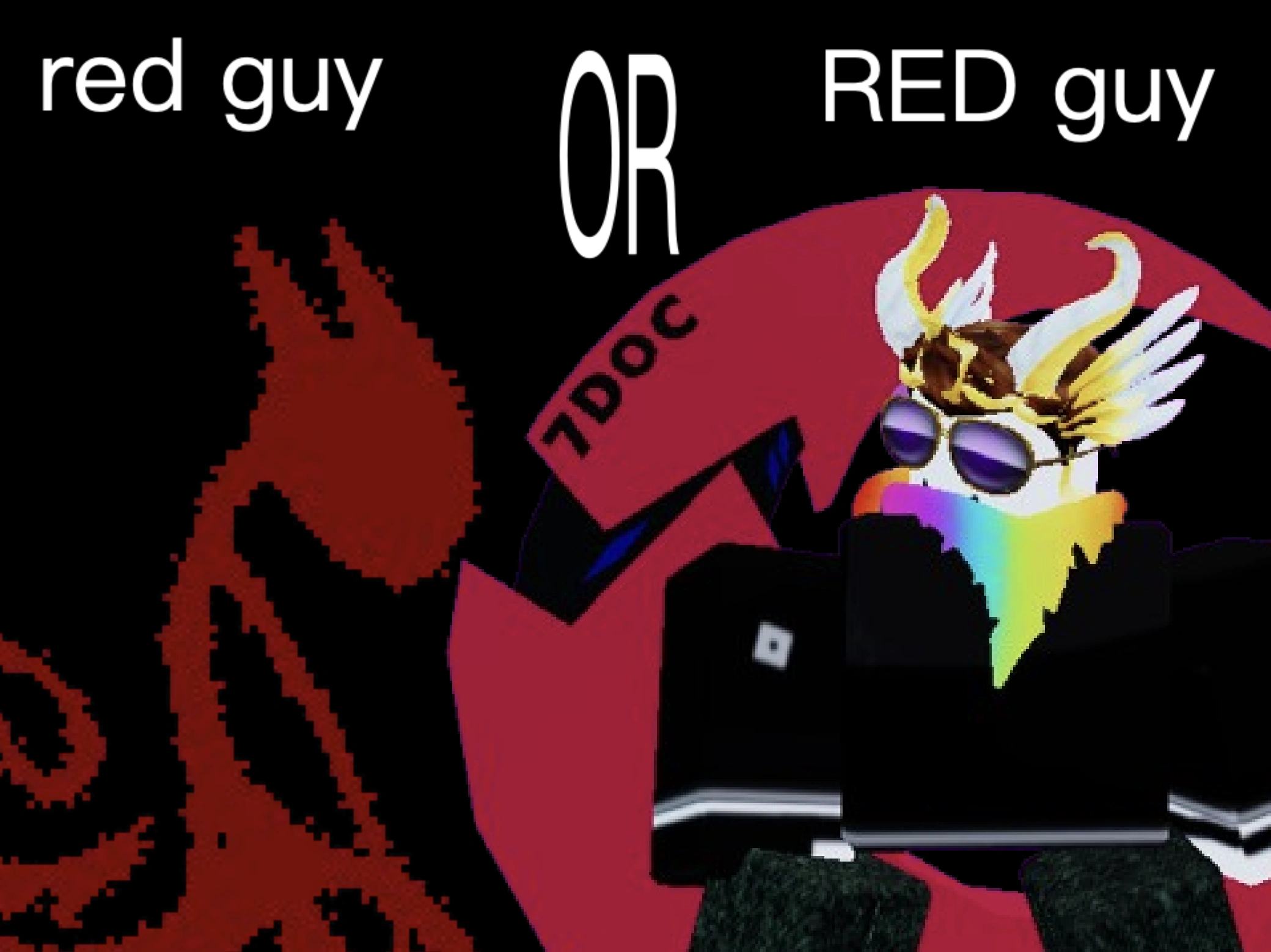 red guy vs red guy | Fandom