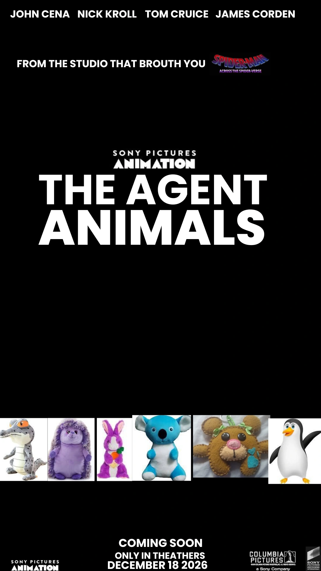 The Agent Animals Movie 2026 Sony Pictures Animation | Fandom