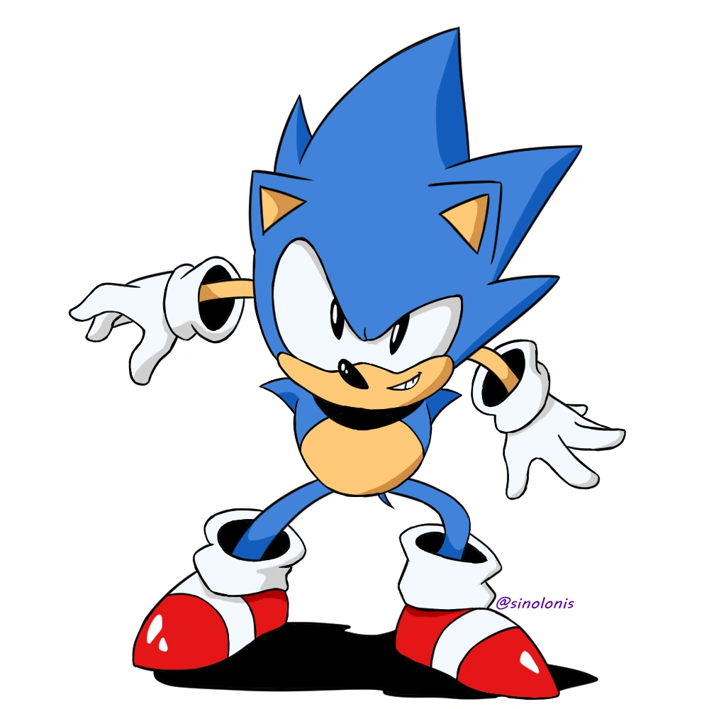 Classic Sonic art. | Fandom