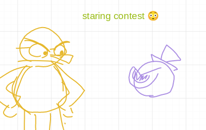 the most intense staring contest known to man | Fandom