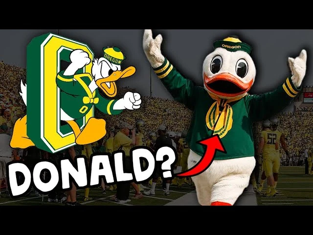 How Donald Duck Became A Football Mascot: An Oregon Duck History ...