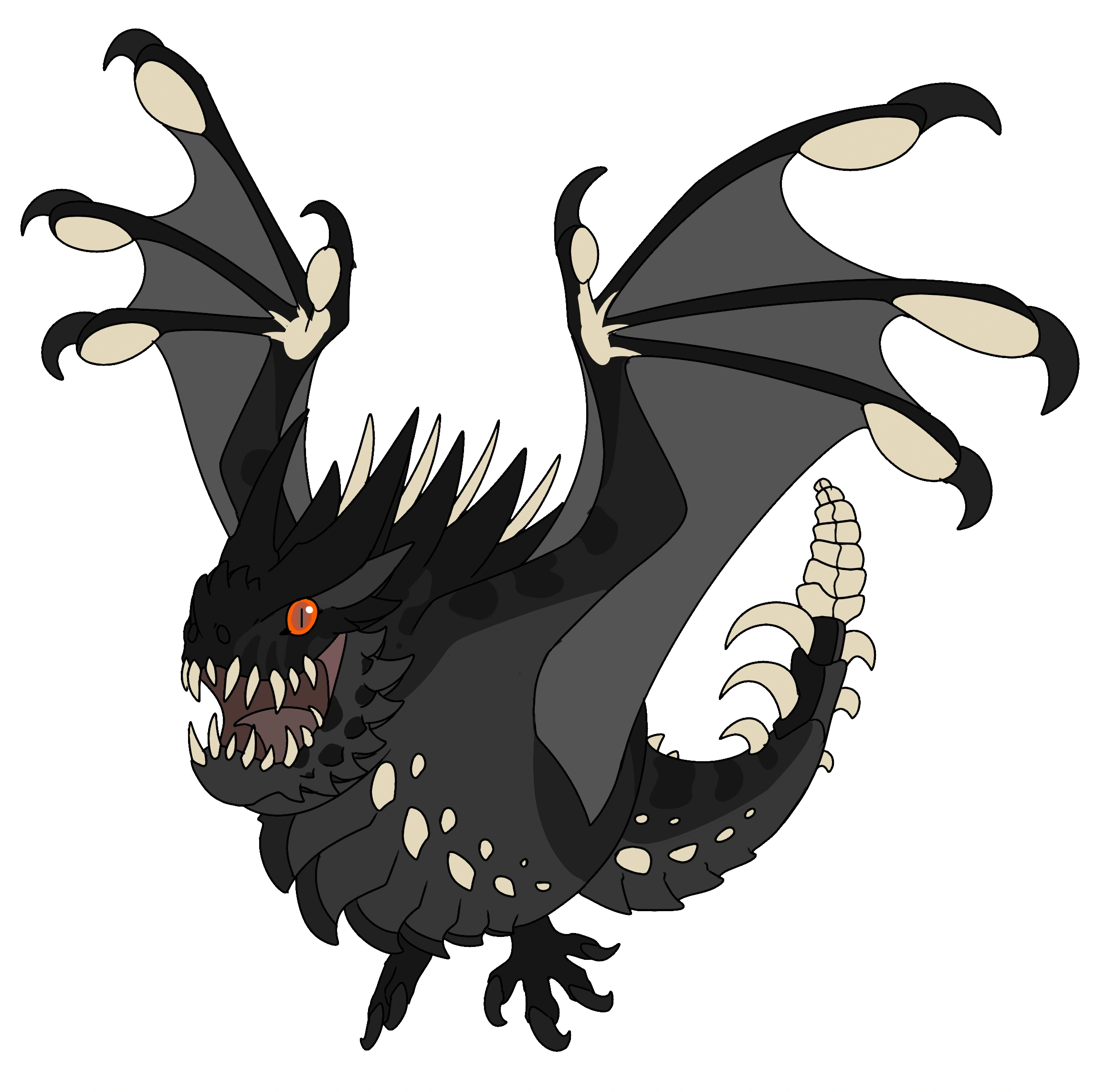 extremely terrifying dragon drawing | Fandom