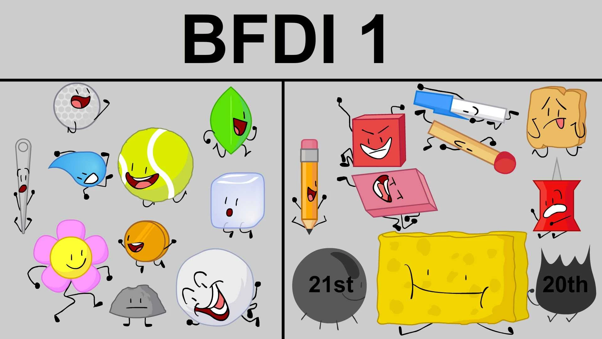 BFDI, but you only have one life | Fandom
