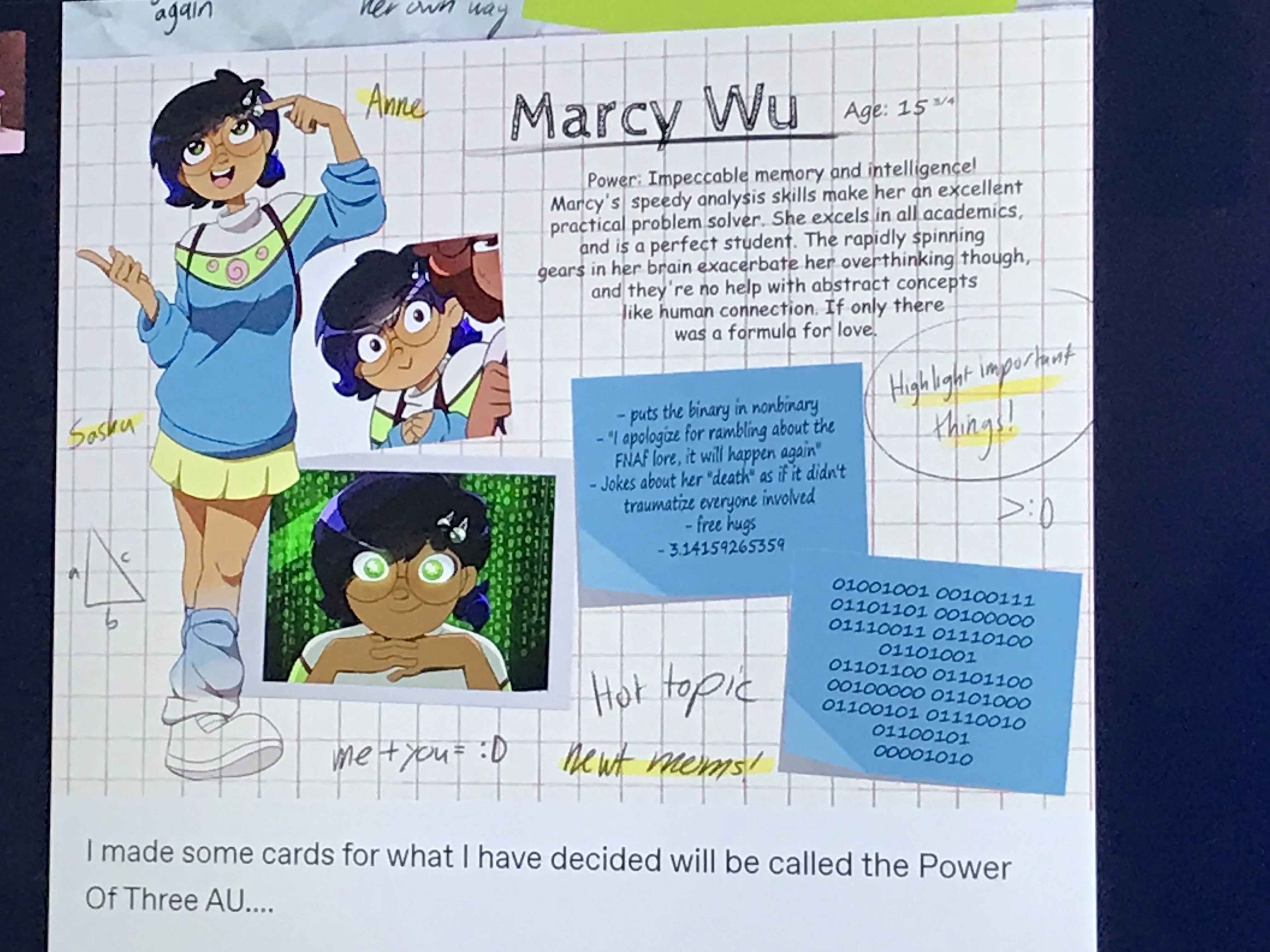 THIS IS AN AU MARCY BUT THIS SO INSANE AND COOL IM SHAKING AND CRYING ...