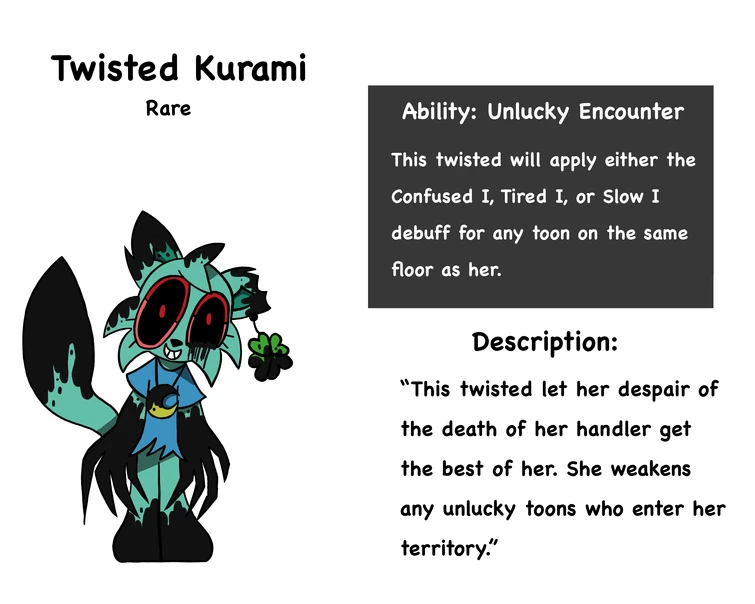 Full Twisted OCs reference cards to please the art eaters | Fandom