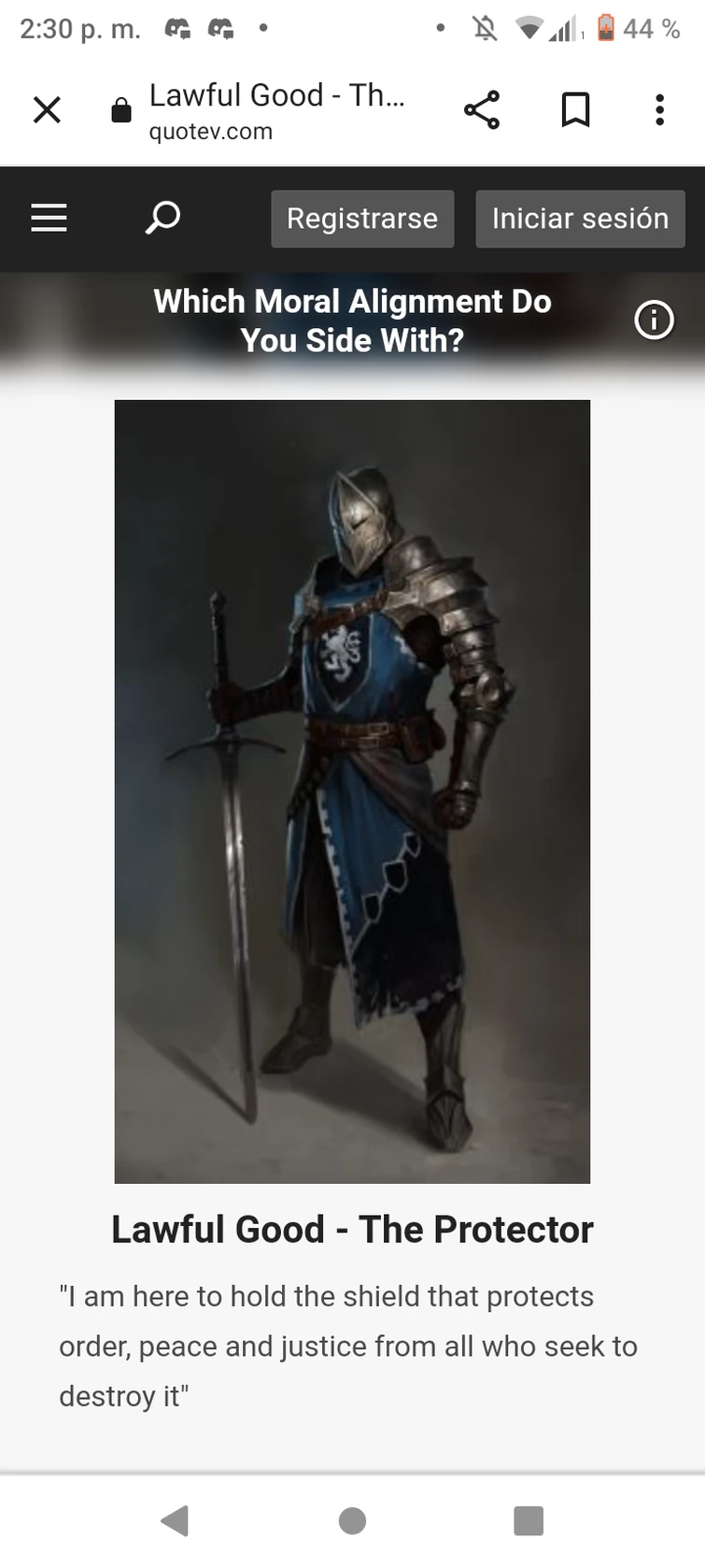 What Moral Alignment are you on? | Fandom