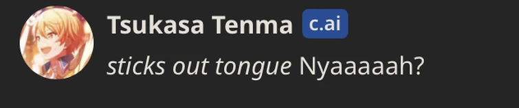 got a c.ai room with tsukasa and niigo kaito | Fandom