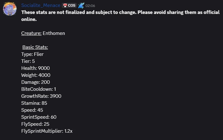 Enthomen Sizing And Unofficial Stats! | Fandom