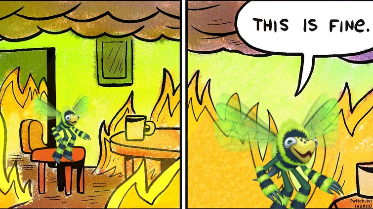 Me watching the community slowly falling apart and doing nothing about ...