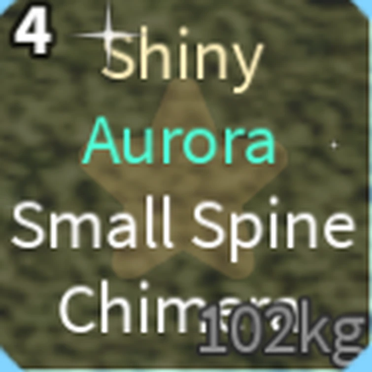 Shiny aurora small spine chimera | Fandom