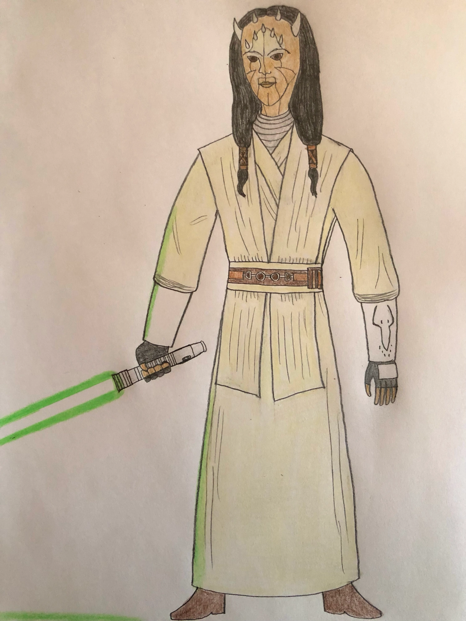 🎨 {TCW} My Drawing of Jedi Council Master Eeth Koth | Fandom