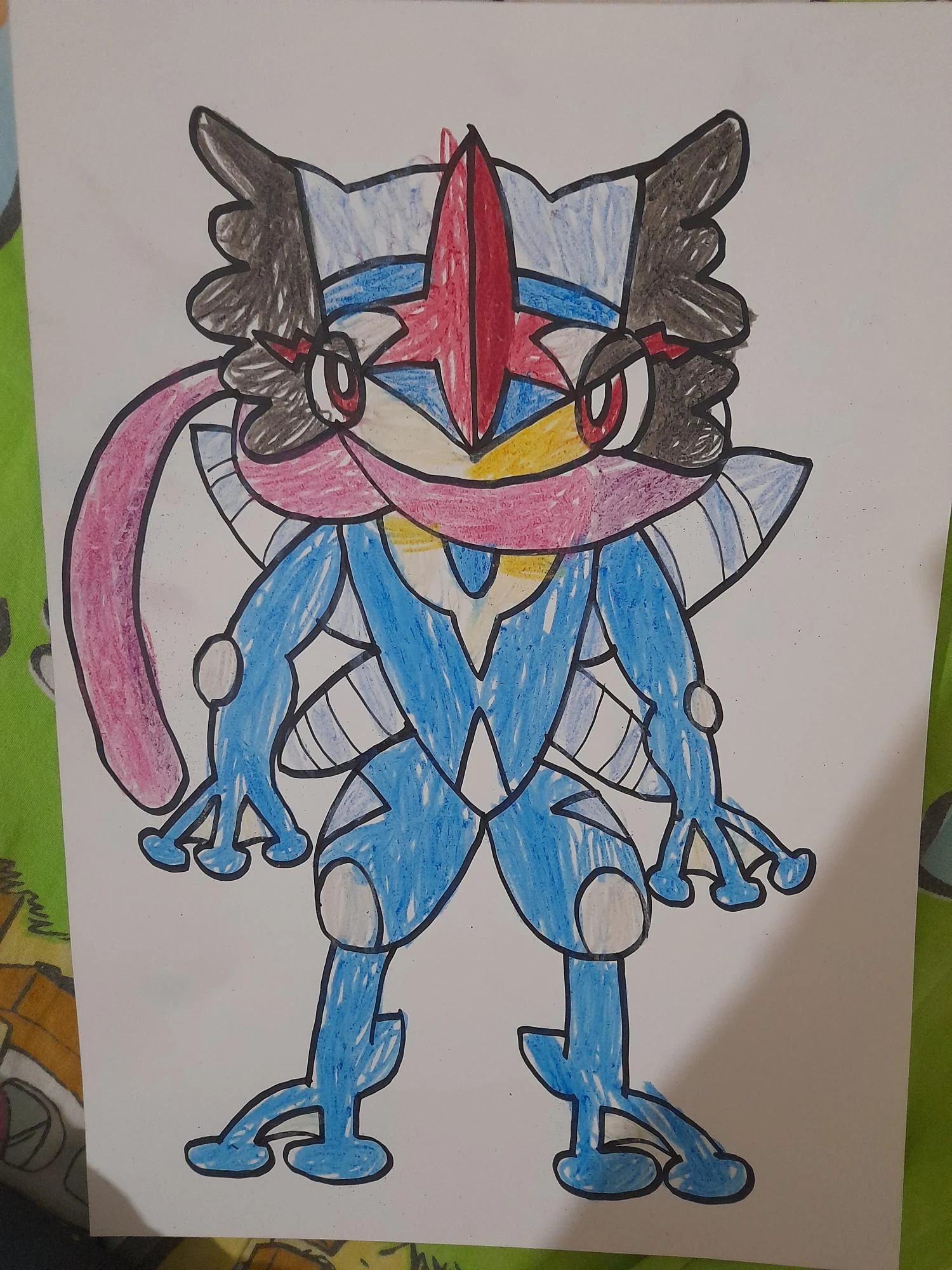 My drawing of Greninja | Fandom