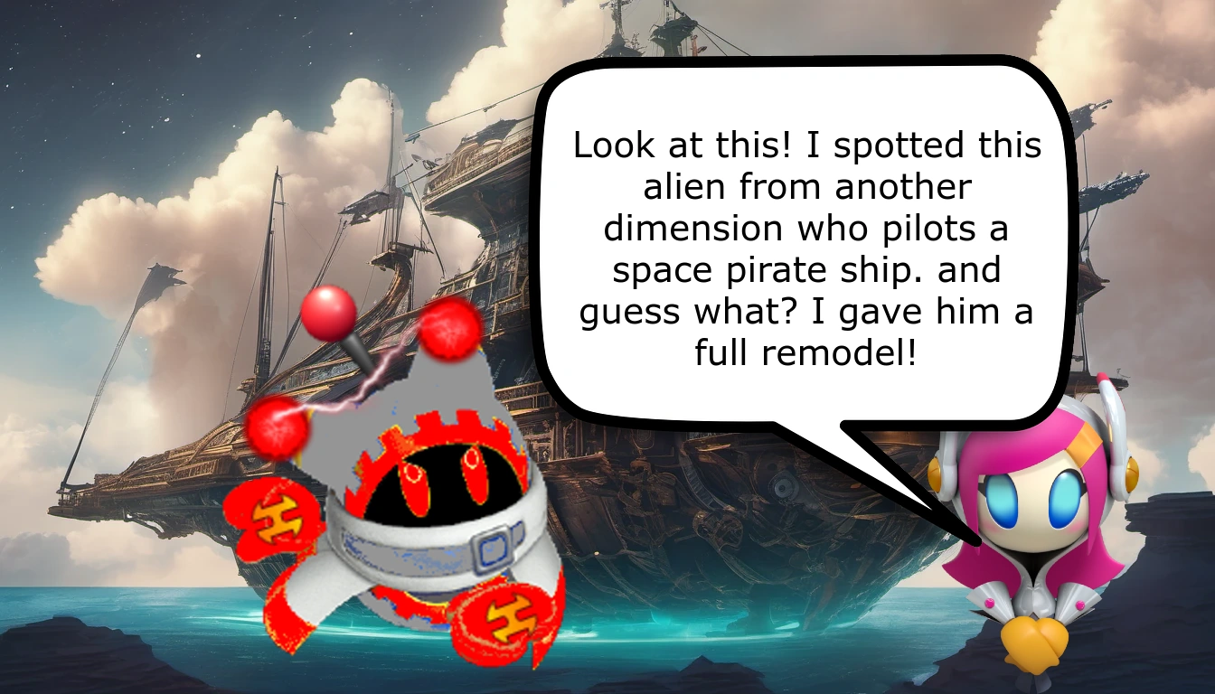 Magolor when he is mechanized by the haltmann works company | Fandom