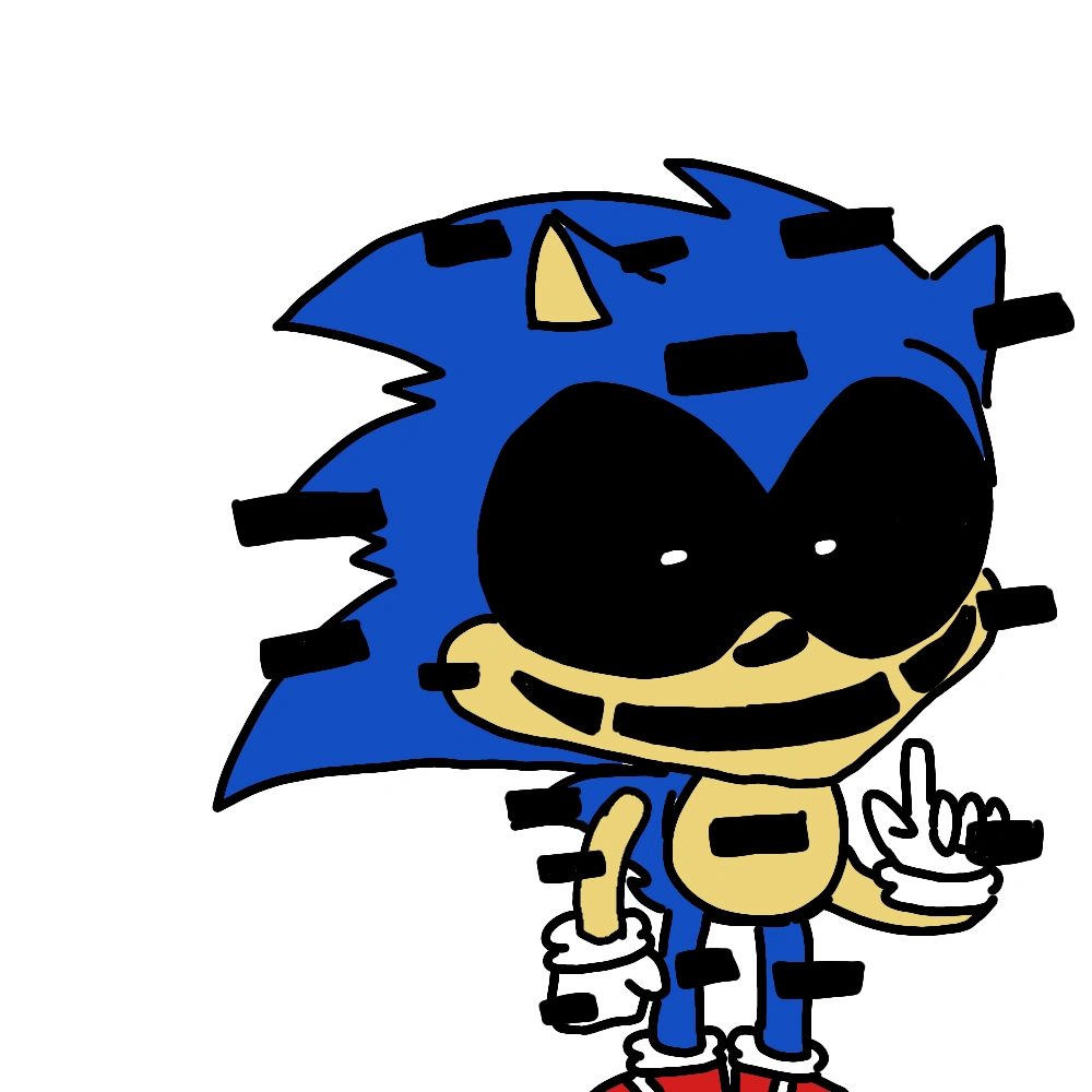 Here's my first ever created exe glitchted out | Fandom