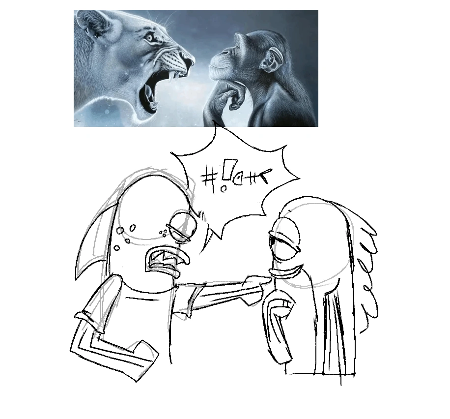 blue angry fish falls for ragebait | Fandom