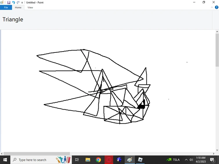 Sonic but he triangle | Fandom