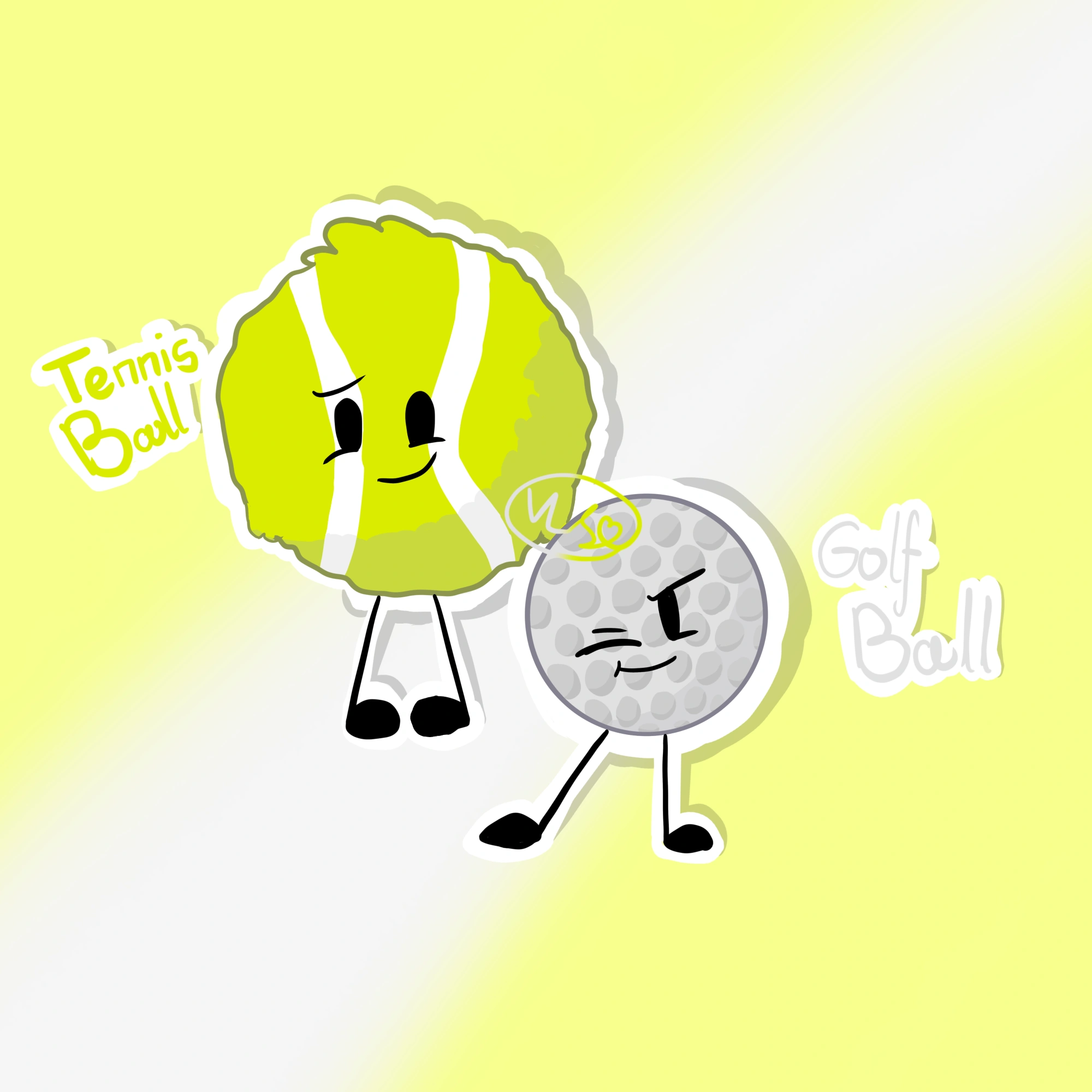 Drawing BFDI objects day 2: Tennis and Golf Ball | Fandom