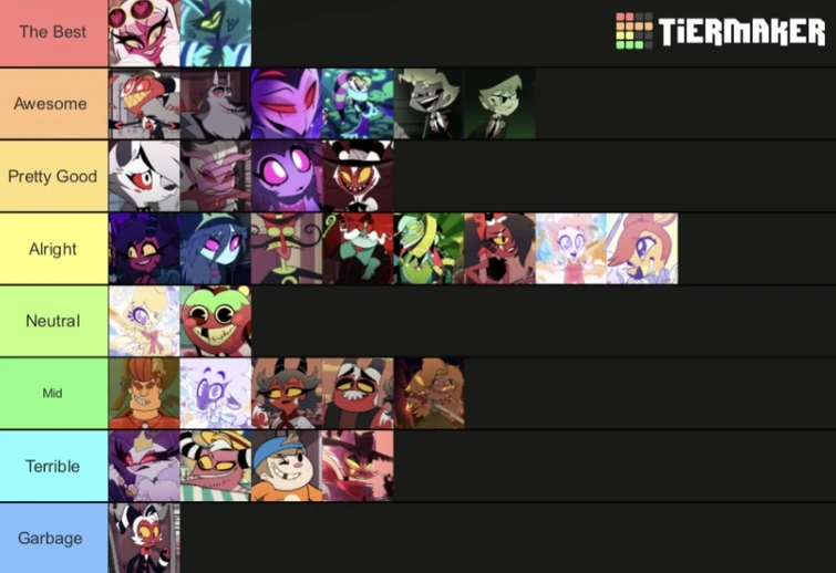 Helluva Boss Tier List | Fandom