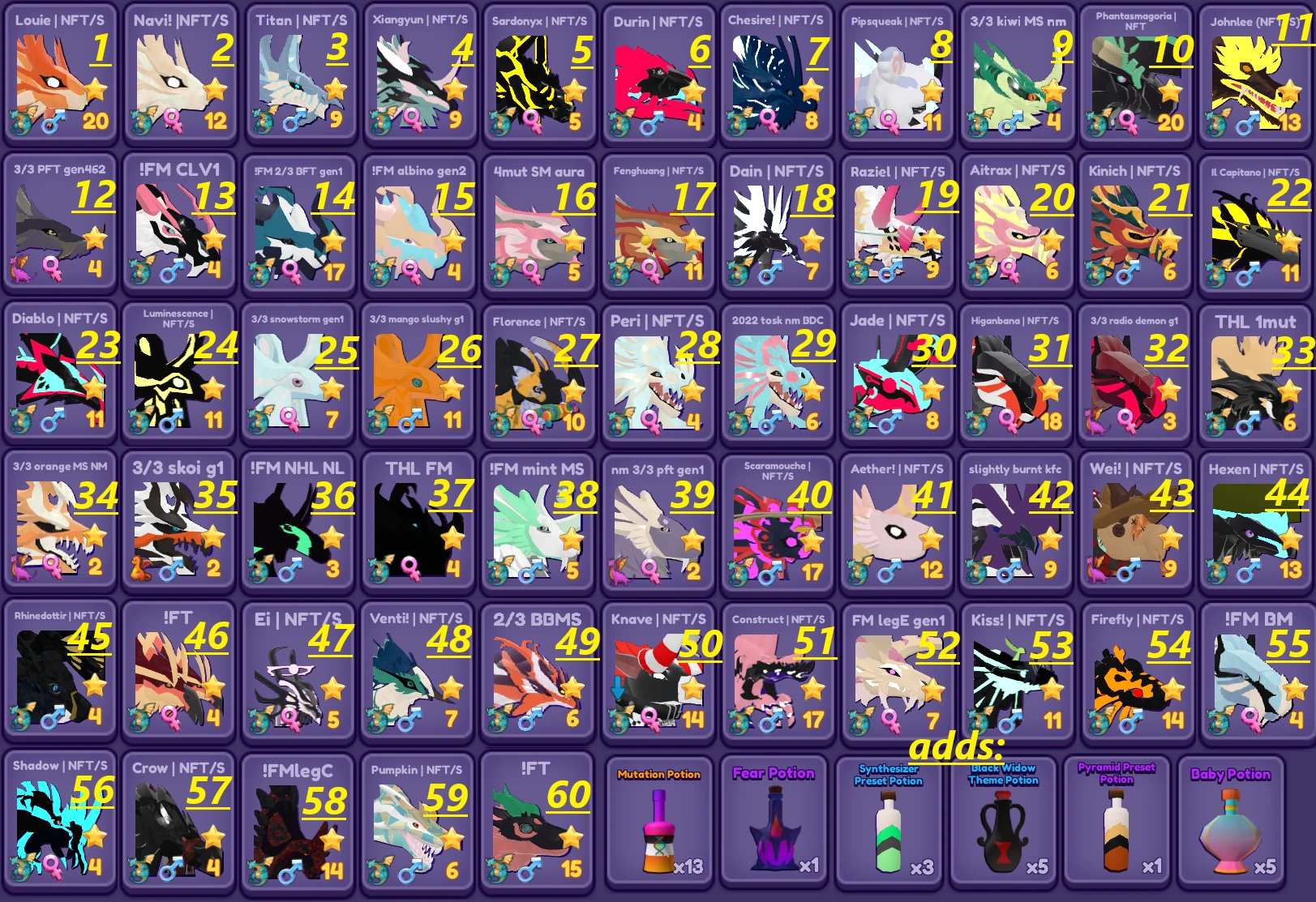 Trading/Swapping (long post, 60 dragons) | Fandom