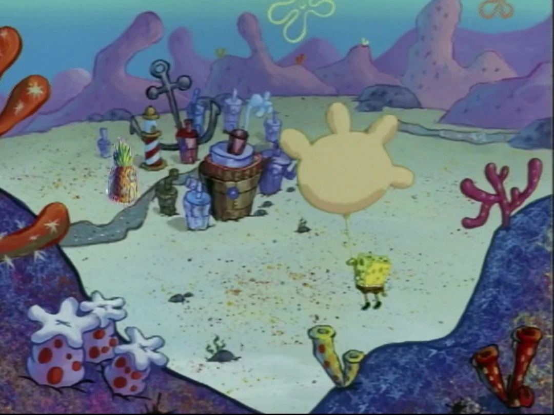 SpongeBob's house in the episode "Rock Bottom" | Fandom