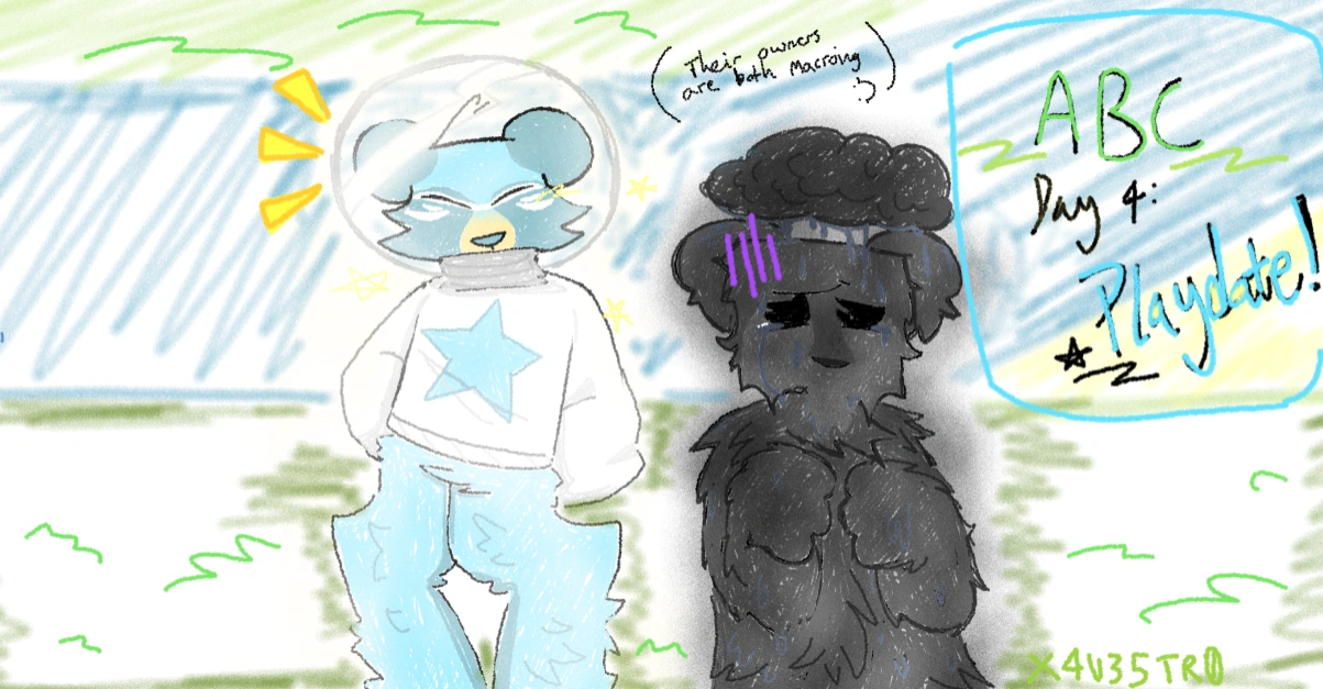 ABC2025 - DAY 4: "PLAYDATE" // i didnt do day 3 cuz i was tired as hell ...