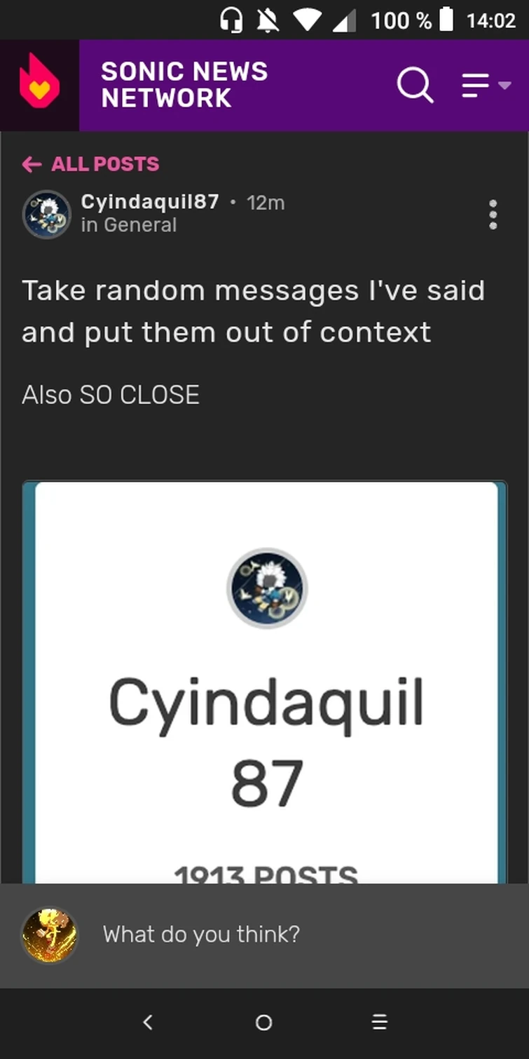 Take random messages I've said and put them out of context | Fandom