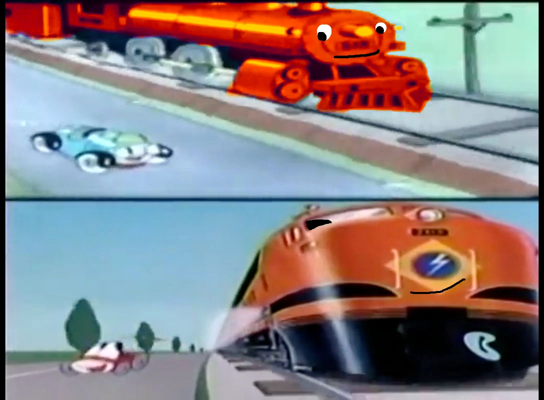 Cars racing Trains! | Fandom