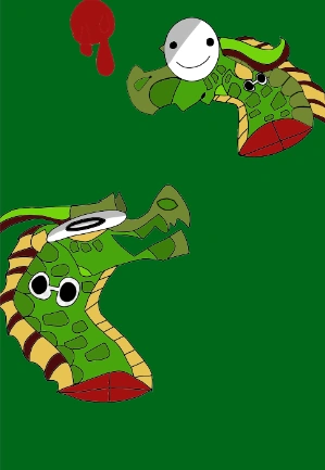 Drawing Dsmp members as dragons Part 1 Dream | Fandom