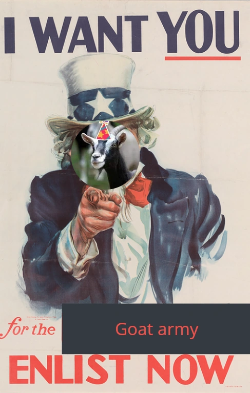 Join the Goat Nation today!!! Defeat the evil overlords of the TC2 wiki ...