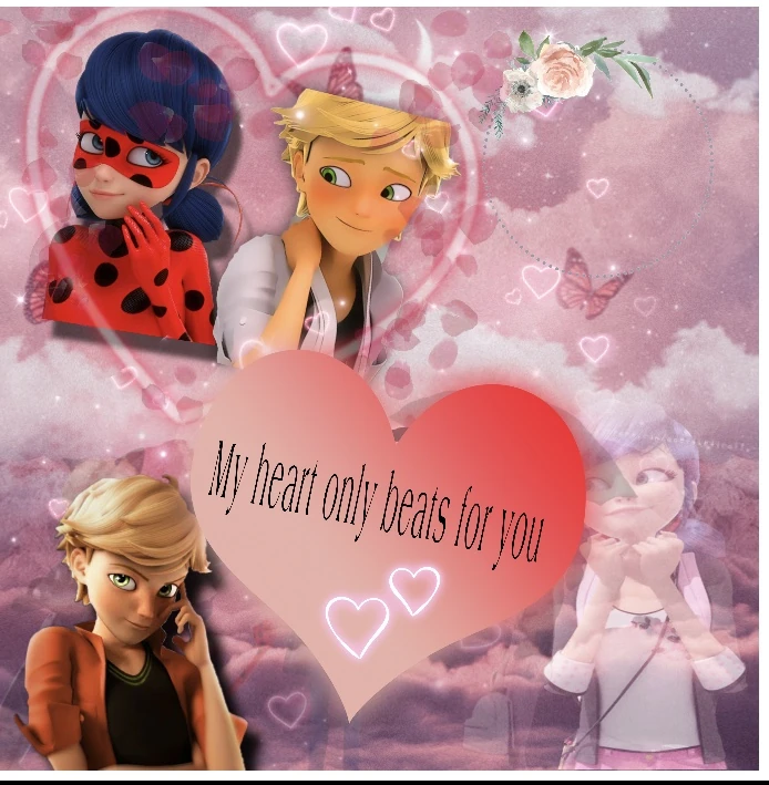 I made my own collage of miraculous ladybug!! I think it looks so ...