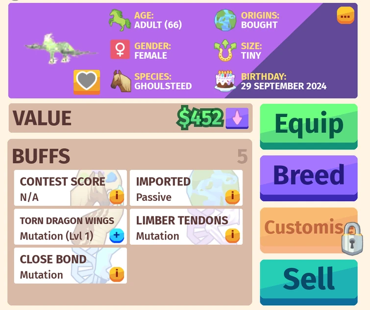 Looking to buy a ghoulsteed | Fandom