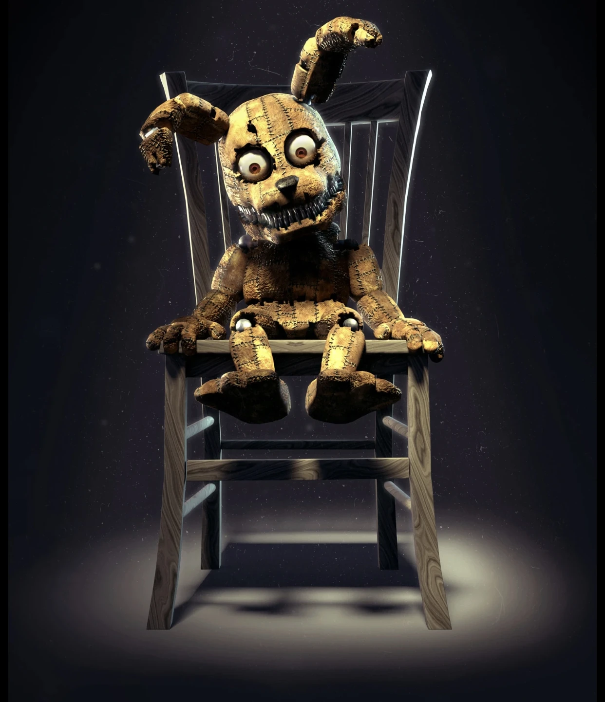 What does Plushtrap’s endoskeleton look like? | Fandom