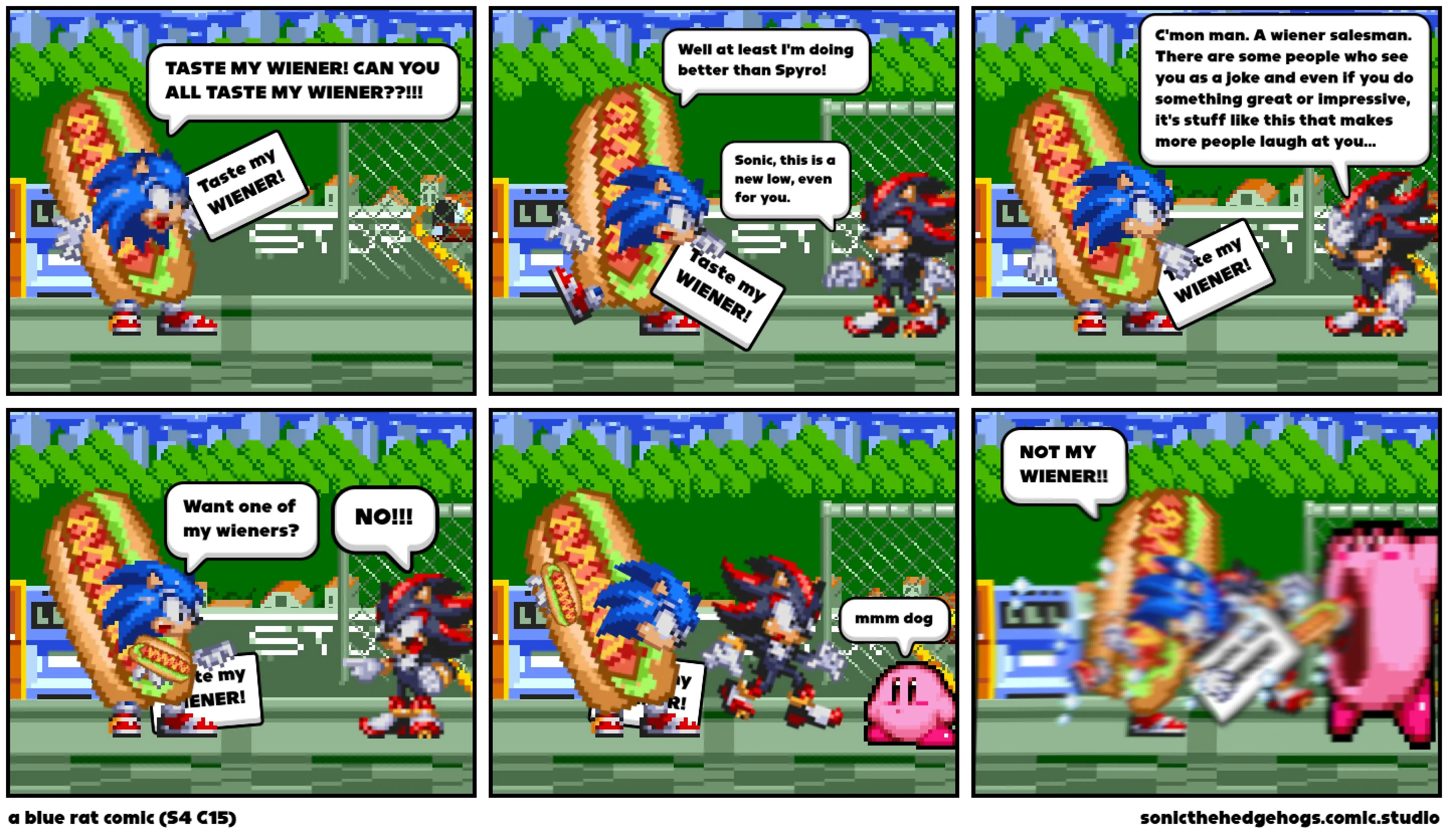a blue rat comic #95: Sonic the Wienerhog | Fandom