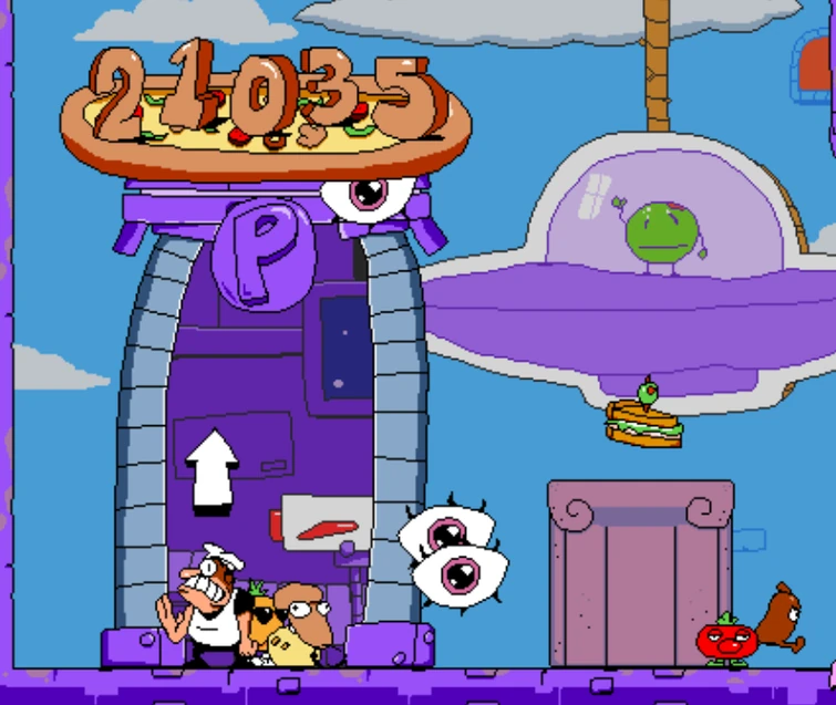Just P-ranked Deep-Dish 9 in Pizza Tower | Fandom