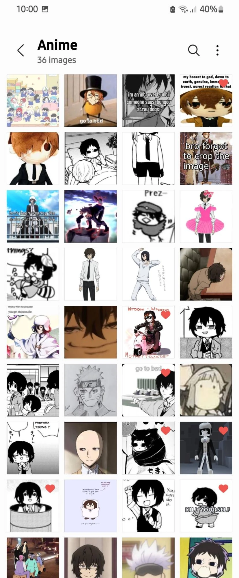 Yes, me filling up my mom's phone gallery with BSD memes and stuff | Fandom