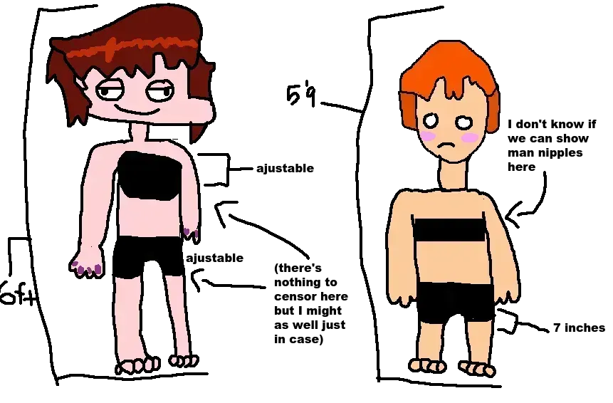 Guy Who Cant Draw Attempts To Draw Oc Anatomy Tw Warning For Bad Art And Boobs Fandom