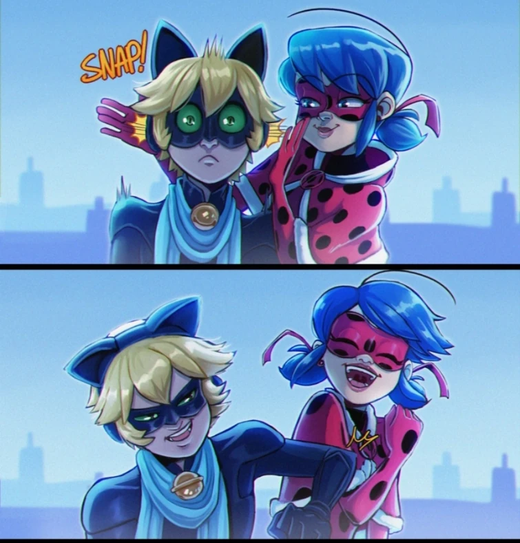 Part 1 of ladynoir snow comic | Fandom