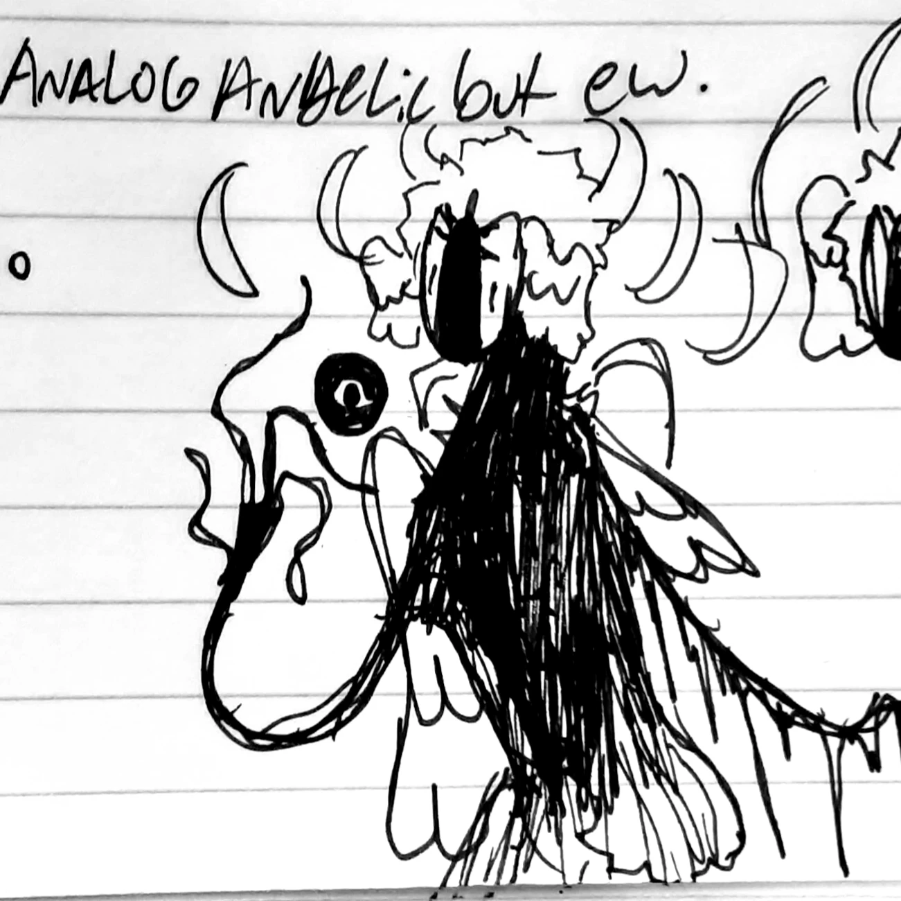 someone remind me not to draw without sketching first pls (tw for ...