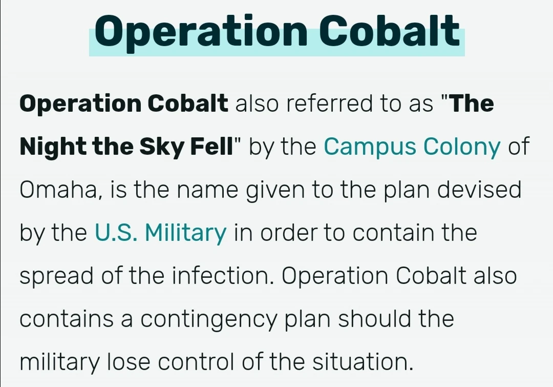 OPERATION N.O.A.H / COBALT | Fandom