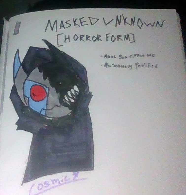 Concept art for Masked Unknown Yayaya | Fandom