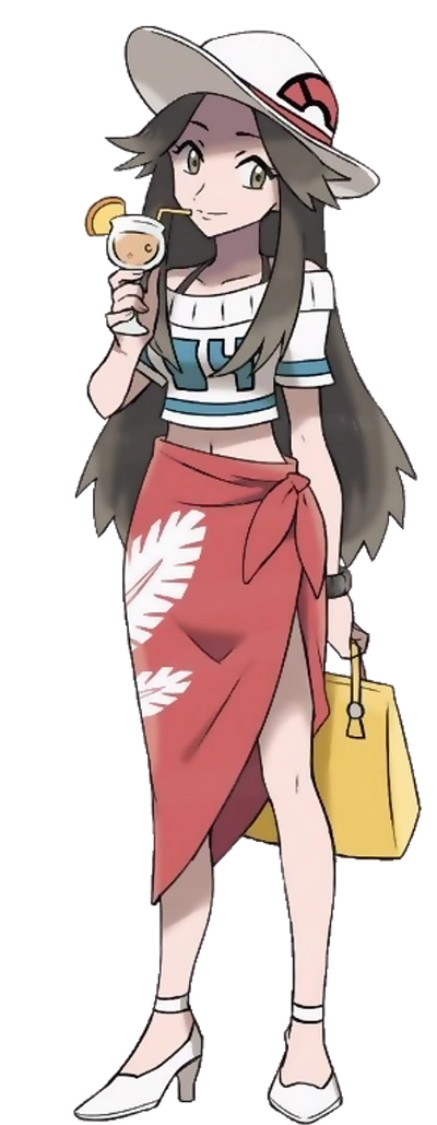Is that leaf and why is she not here in Pokémon: Sun and Moon right ...