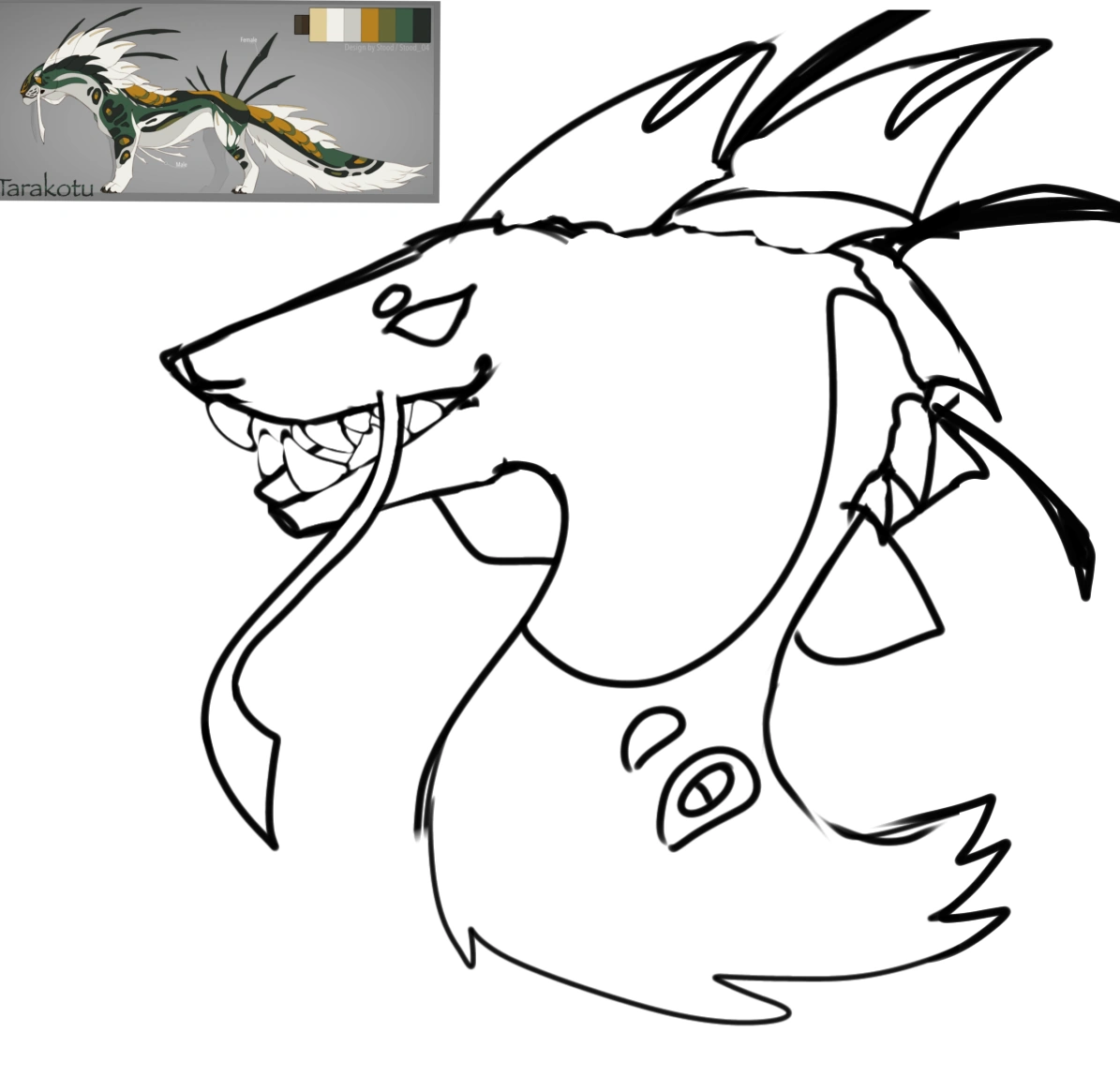 Tarakotu drawing wip | Fandom